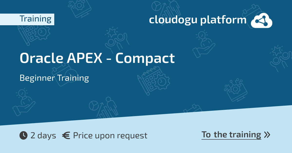 Training Oracle Apex 2 Days Compact Introduction